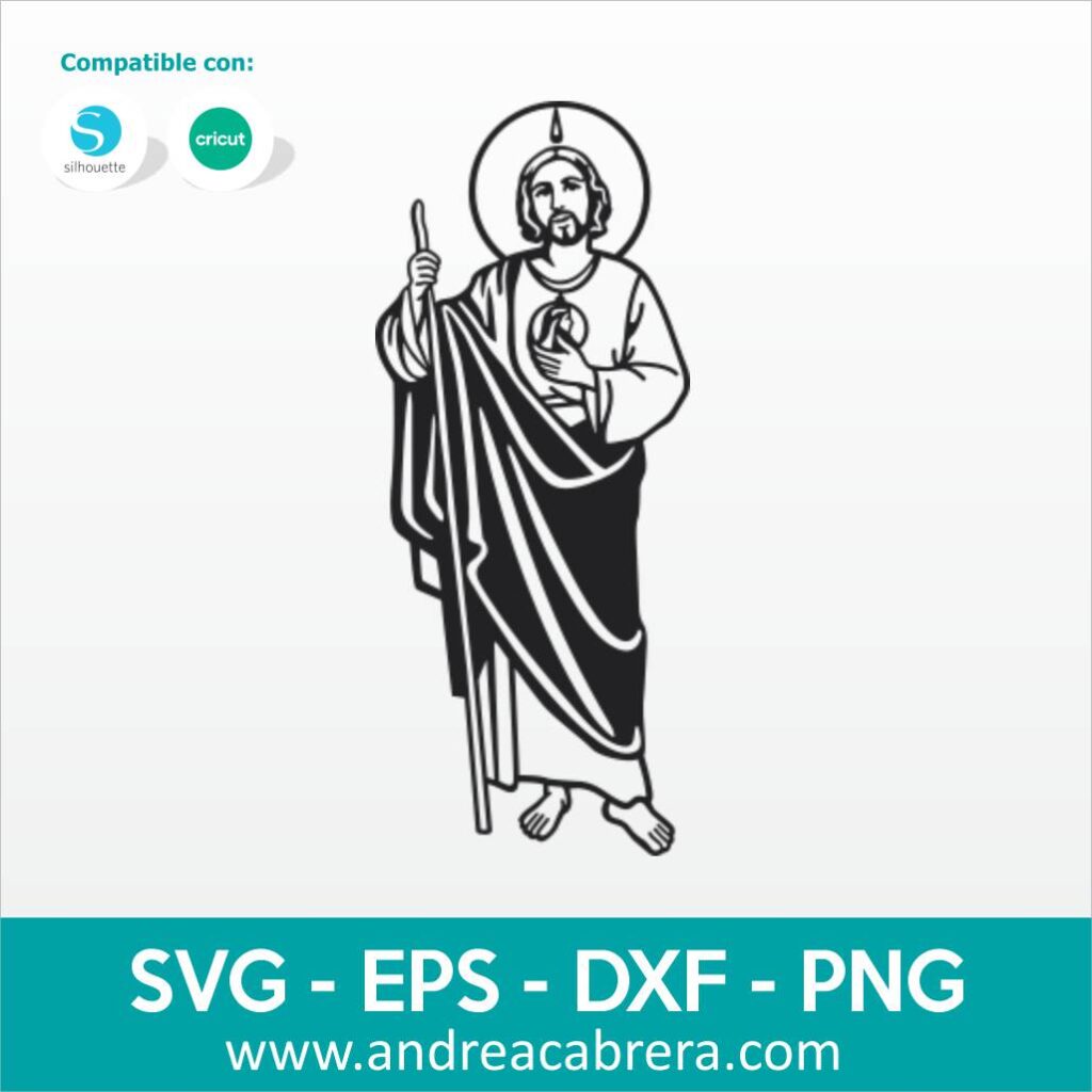 Vector San Judas Tadeo SVG EPS DXF PNG