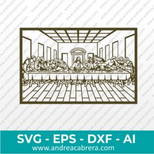 La Última Cena (Da Vinci) Vector SVG